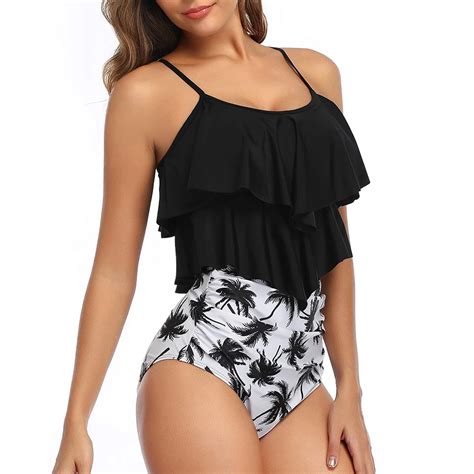 Tiozoney Traje De Baño De Dos Piezas Para Mujer