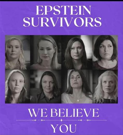Message To Epstein Survivors We Believe You