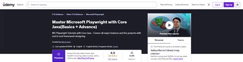 6 Best Playwright Courses For Beginners In 2025 Learn Automated Testing