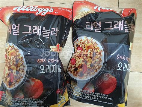 리얼 그래놀라 2개 현미 푸레이크 1개 중고나라 카페에서 운영하는 공식 사이트