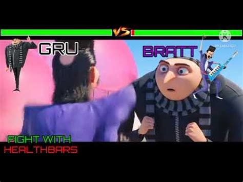 Gru Vs Bratt Despicable Me 3 2017 With Healthbars Youtube