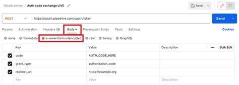 Missing Parameter Grant Type Api Pipedrive Developers Community