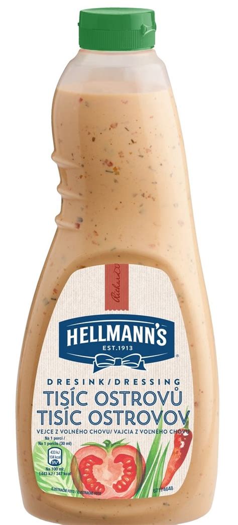 Recenze Hellmanns Dresing Tisíc Ostrovů 1 L Zbozicz