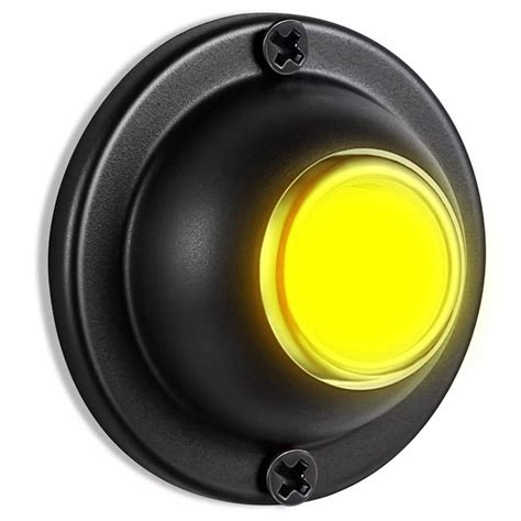 Whatever You Like Round Metal Doorbell Push Button With Led Light