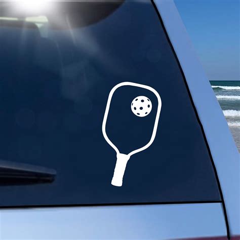 Pickleball Decal Pickleball Sticker For Pickleball Paddle And Racket
