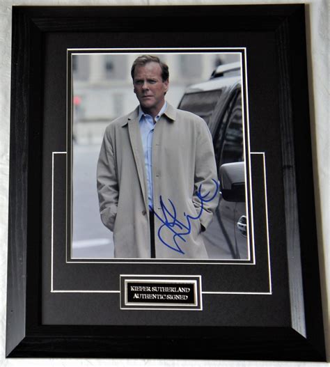 Kiefer Sutherland Signed 24 100 Authentic Framed Registered Dealer