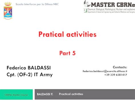 Part 5 Practical Activities