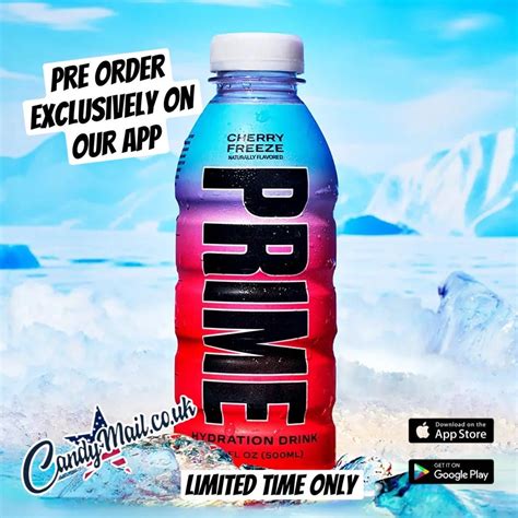 Cherry Freeze Prime Uk The Latest Release From Logan Paul And Ksi
