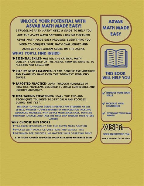 Asvab Math Made Easy Etsy