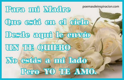 Poemas De Inspiración Para Mi Madre Que EstÁ En El Cielo