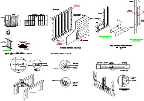 Constructive Details Of Office Building Dwg File Cadbull