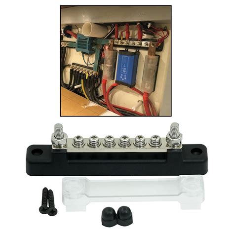 6 Terminal Bus 150a Distribution Block With 6 Screws Cessories £7 78