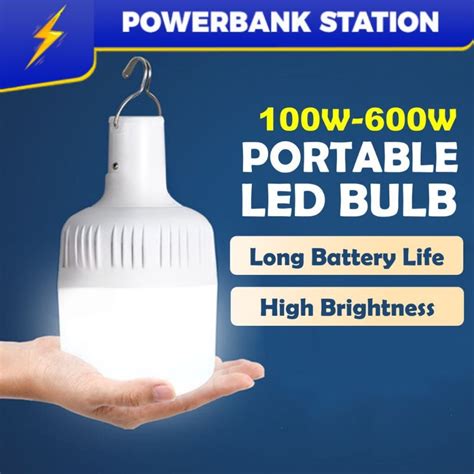 Psb Unlimited Rechargeable Led Light Bulb Usb Portable Lamp For Emergency Camping Night