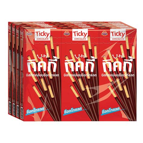 【泰國零食現貨】泰國 Ticky巧克力棒 Pocky棒 奇趣棒 20g 蝦皮購物