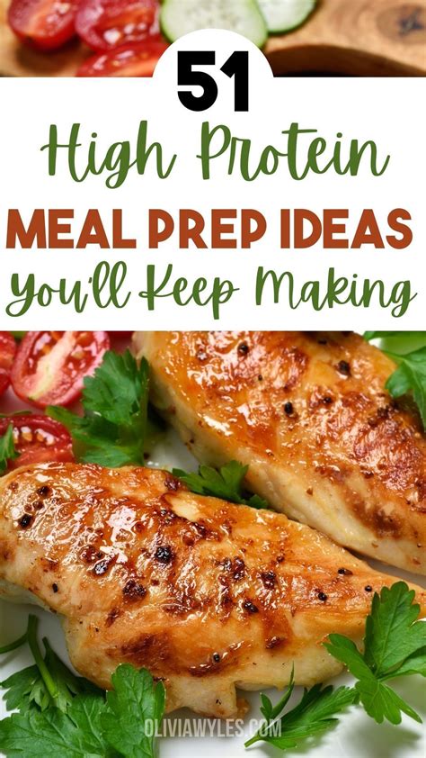 High Protein Meal Prep Ideas Healthy High Protein Meals High Protein Recipes High Protein