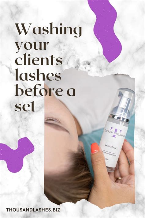 Washing Your Clients Lashes Before A Set Healthier Lashes Lashes