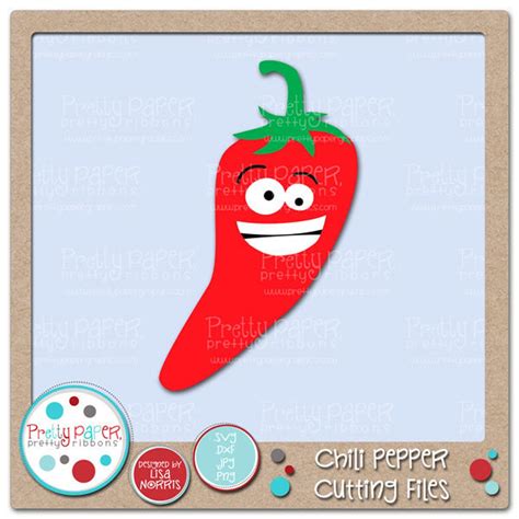 Chili Pepper Cutting Files And Clip Art Instant Download Etsy