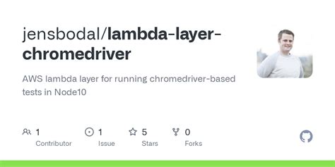 Github Jensbodallambda Layer Chromedriver Aws Lambda Layer For Running Chromedriver Based