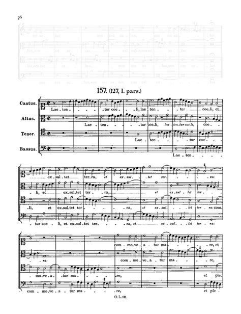 Laetentur Caeli Lv 367 Lassus Orlande De Imslp
