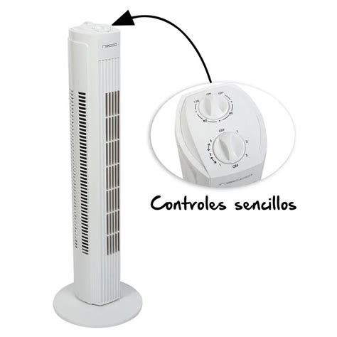 Ventilador De Torre Recco Precio Opiniones Y Alternativas La Casa