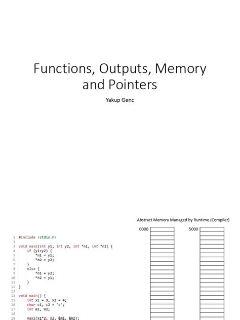 Lecture 04 Modular Programming Additional Pdf Pointer Computer Programming Parameter