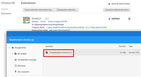 Snap4arduino Y Chromebook