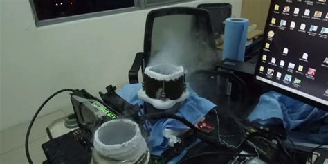 Liquid Nitrogen Computer Cooling System