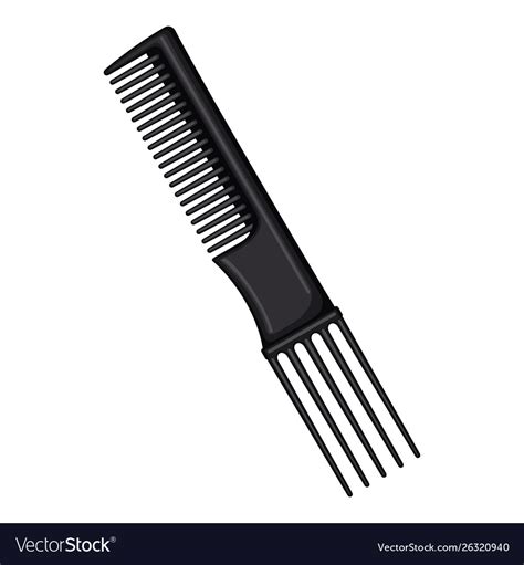 Cartoon Black Comb