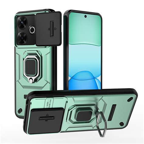 Vantime Case For Xiaomi Redmi Poco M G Rugged Impact Resistant Sliding Cover Hard Stand