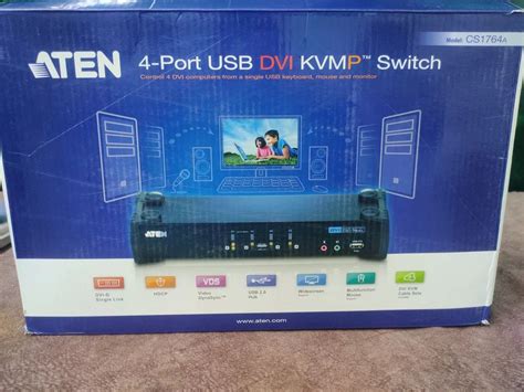 4 Port Usb Dvi Kvm Switch With 5m Cable 1080p Resolution At ₹ 1999