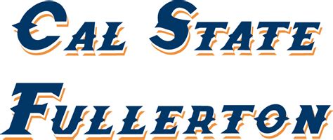 Cal State Fullerton Titans Logo Secondary Logo Ncaa Division I A C