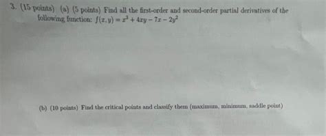 solved 3 15 points a 5 points find all the
