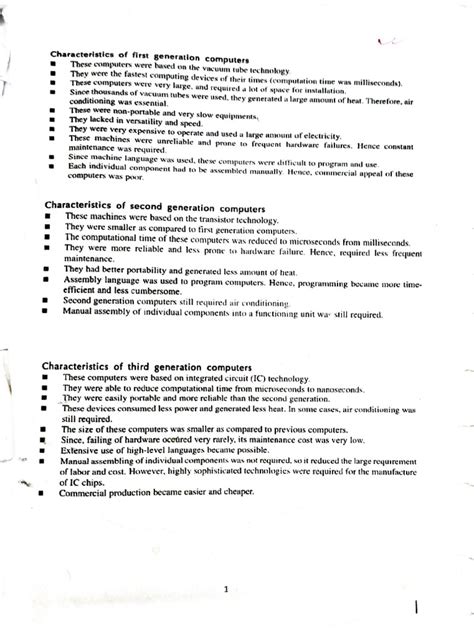 Genaration Of Computer Pdf