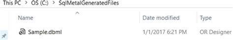 Stored Procedure With Output Parameters In Linq To Sql And What Sqlmetal Is