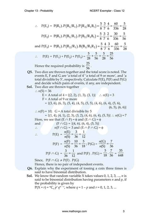 Ncert Exemplar For Class 12 Maths Chapter 13 Mathongo