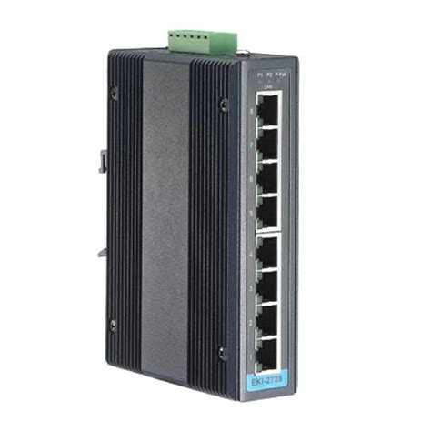 Advantech EKI Unmanaged Ethernet Switch Advantech Black At In Jaipur