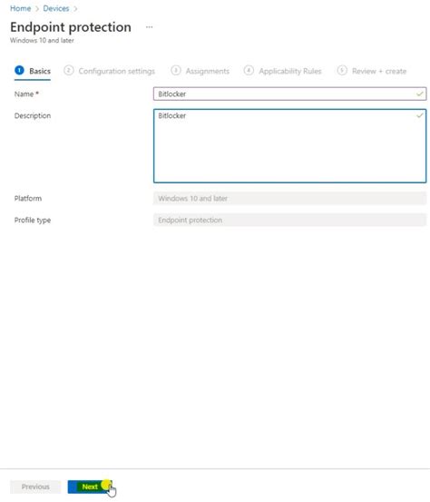 Configuring And Deploying BitLocker Policies On Client In Intune Endusersupports