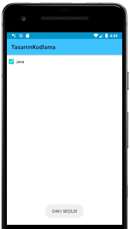 android checkbox kullanımı web tasarım and programlama