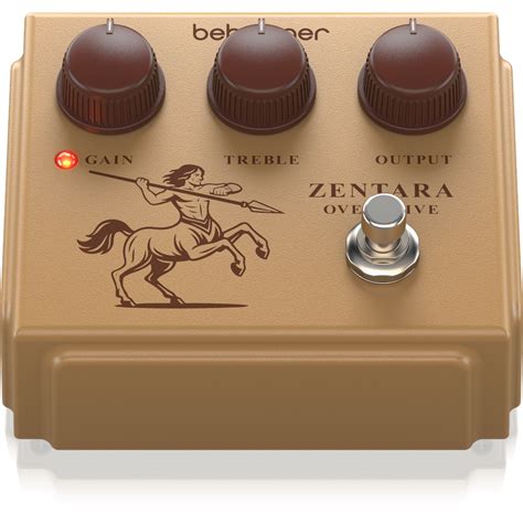 Behringer Zentara Overdrive Boost With Huge Dynamic Range Effects Pedal