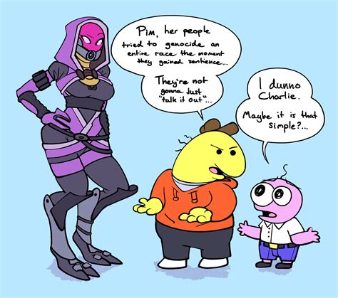 Pim And Charlie Meets Tali Crossover Know Your Meme