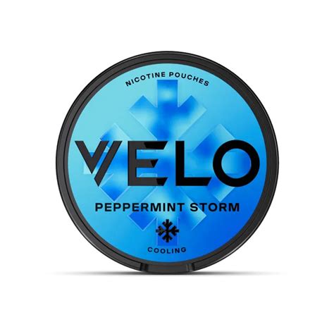 Velo Peppermint Storm Nicotine Pouches Free Uk Delivery