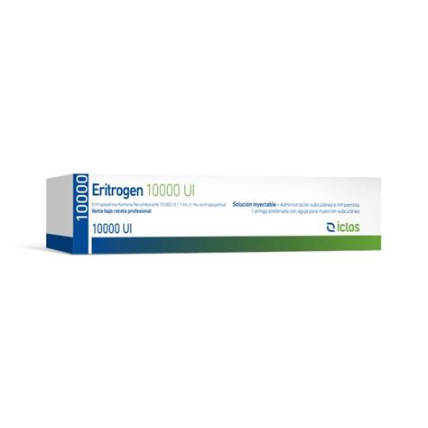 Eritrogen Solución 10000 Ui X 1 Jeringa Pre Llenada Megalabs
