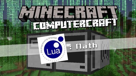 Apprendre le LUA Math ComputerCraft de A à Z YouTube