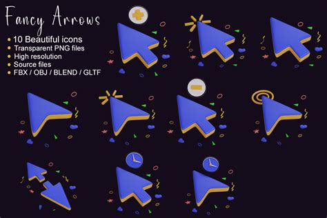 Flechas Elegantes 3d Icon Pack 10 Free Download Interfaz De Usuario 3d Icons Iconscout