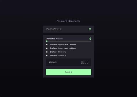 Frontend Mentor Password Generator App With Sass And Reactjs Coding