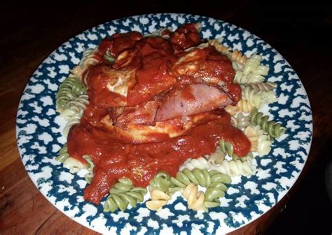 Recipe Tasty Stuffed Chicken Parmesan