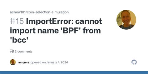 Importerror Cannot Import Name Bpf From Bcc · Issue 15 · Achow101