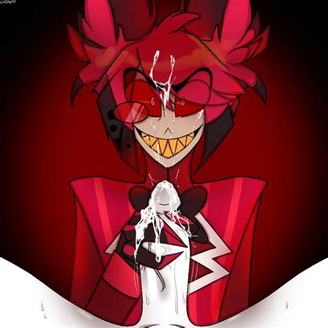 Rule 34 2boys Alastor Hazbin Hotel Artist Request Commission Cum