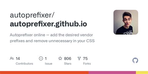 GitHub Autoprefixer Autoprefixer Github Io Autoprefixer Online Add The Desired Vendor