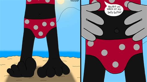 Minnie Mouses Feet And Belly Art Trade By Fabianginger On Deviantart